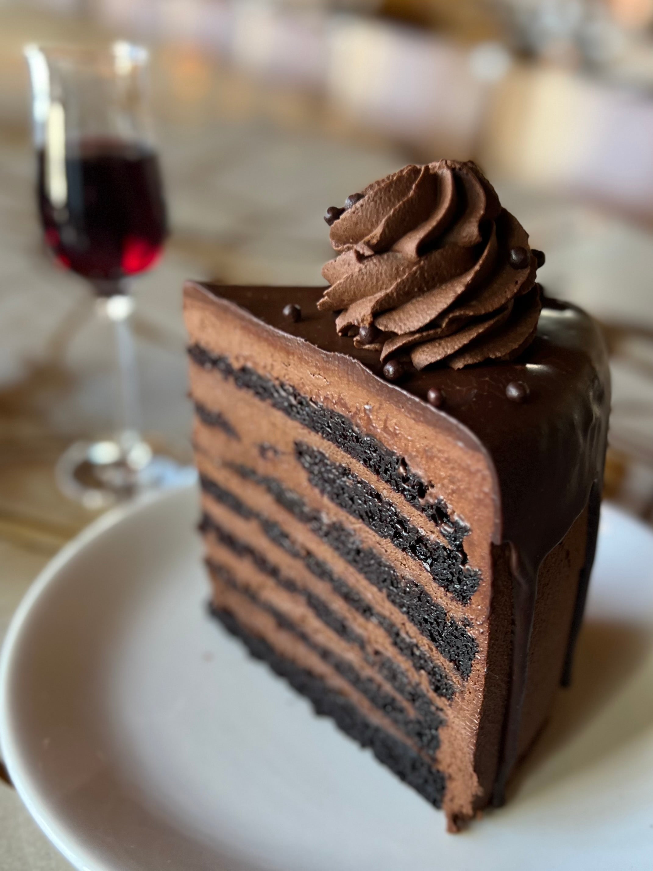 The Cache Seven-Layer Chocolate Cake – Ginger and Baker